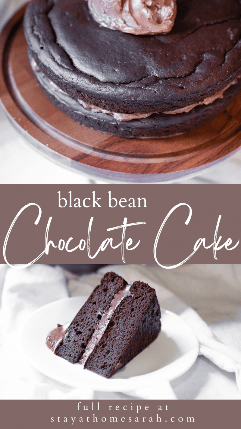 Black Bean Chocolate Cake Recipe - Stay at Home Sarah