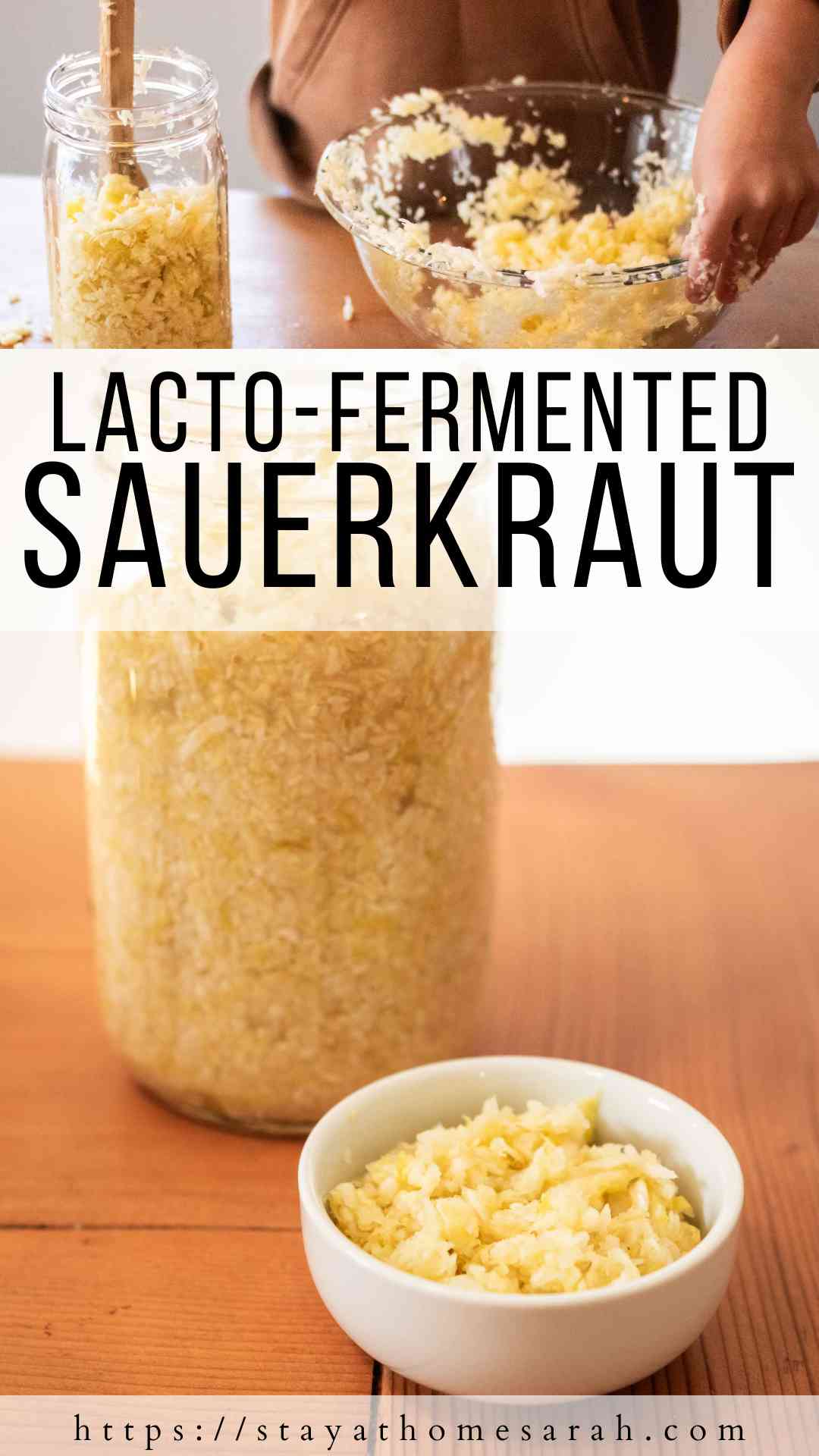 Lacto-Fermented Sauerkraut Recipe - Stay at Home Sarah