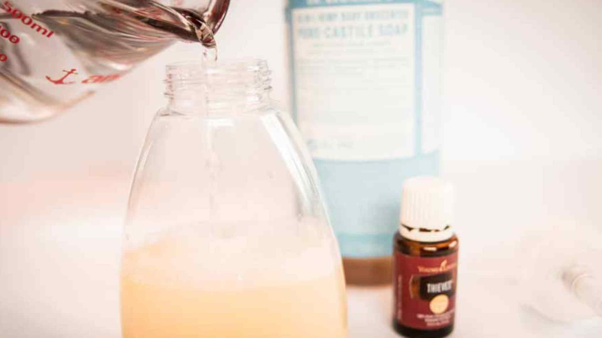 DIY Thieves Foaming Hand Soap - Stay at Home Sarah