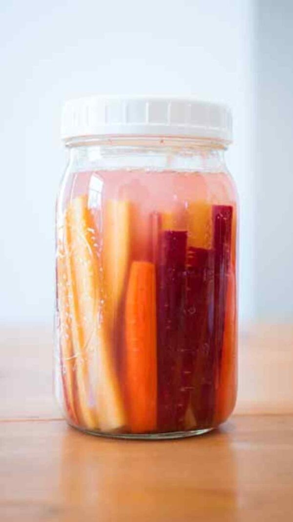How to Make Easy Fermented Carrots - Stay at Home Sarah
