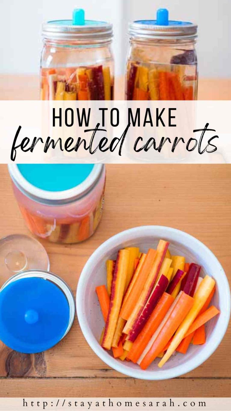 How to Make Easy Fermented Carrots - Stay at Home Sarah