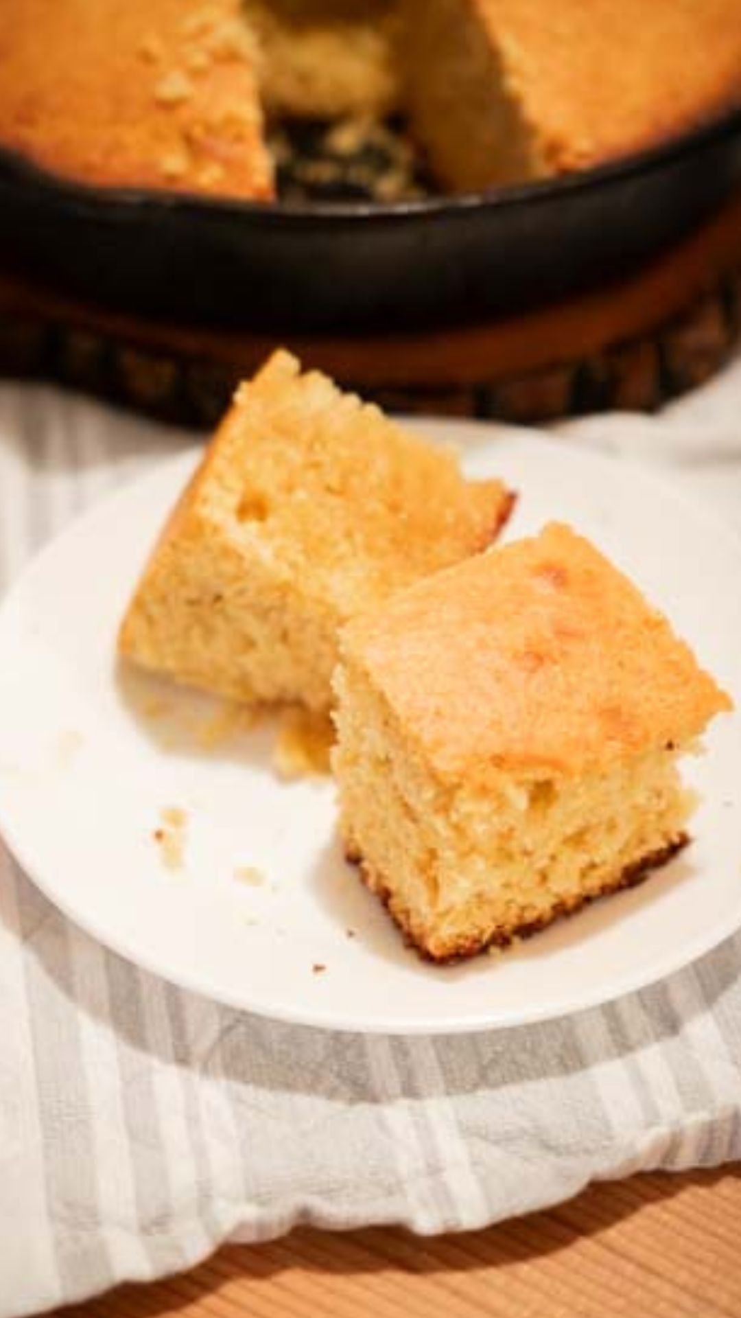 Easy Sourdough Skillet Cornbread Recipe - Stay at Home Sarah