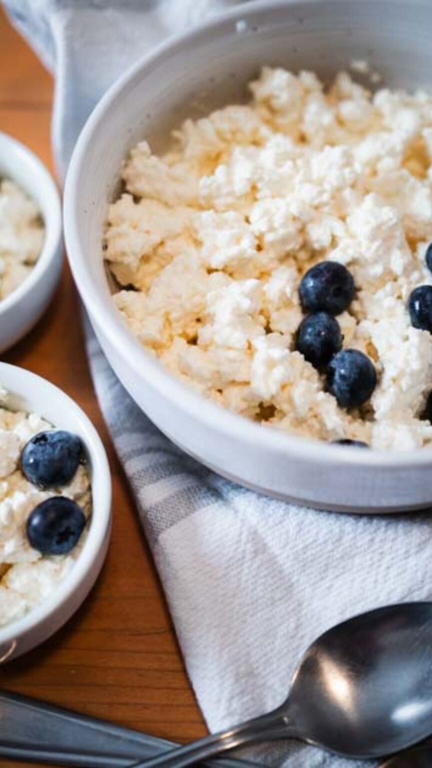 How to Make Homemade Raw Milk Cottage Cheese - Stay at Home Sarah