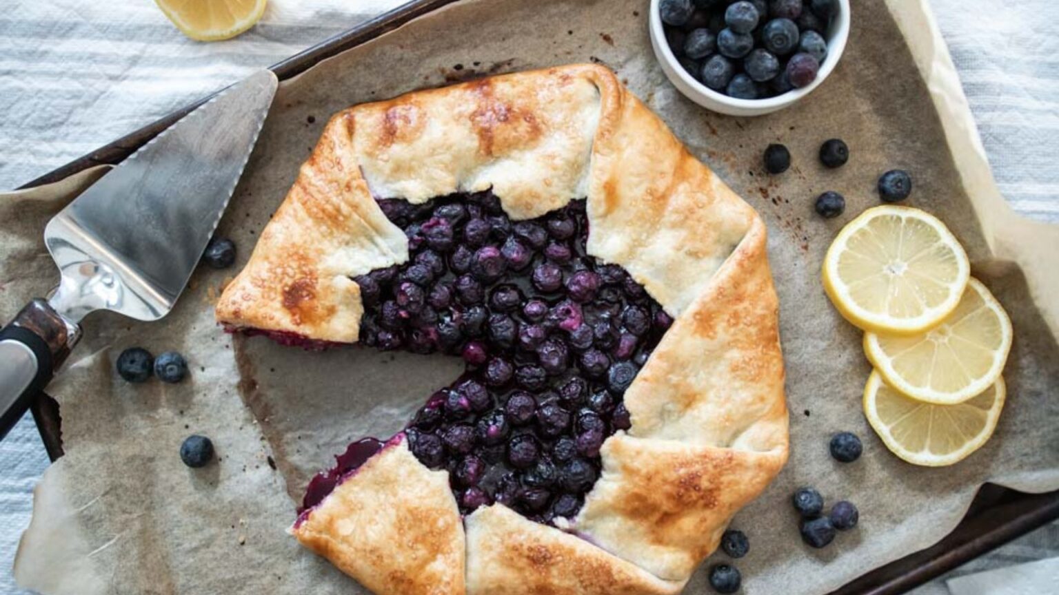 Blueberry Sourdough Galette with Discard Pie Crust - Stay at Home Sarah