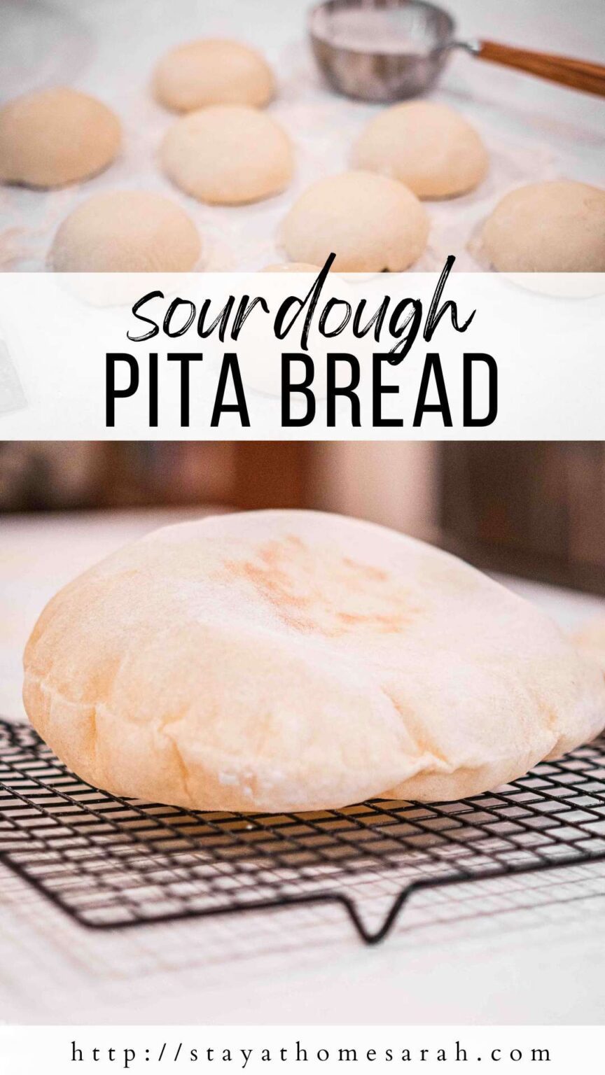 Easy Sourdough Pita Bread Recipe - Stay at Home Sarah